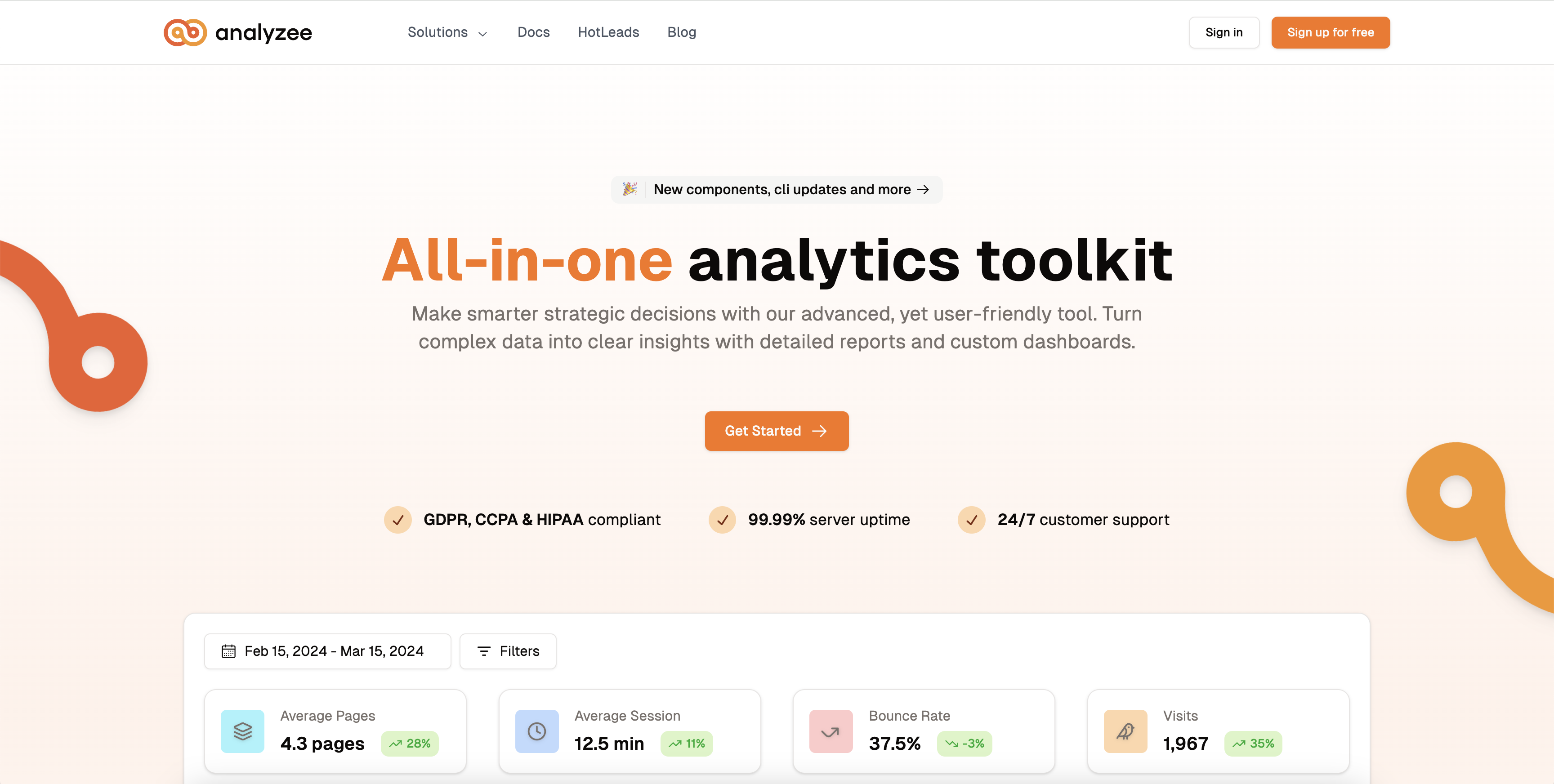 Free Website Analytics & All-in-One Toolkit | Analyzee